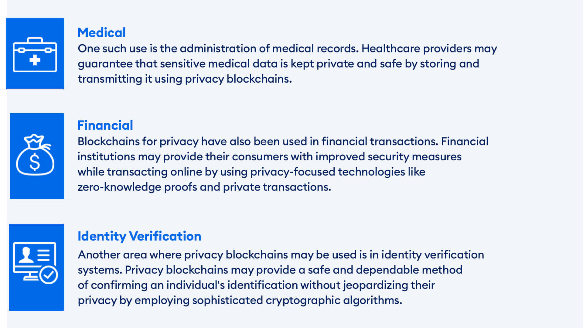 Privacy Blockchains And Data Security